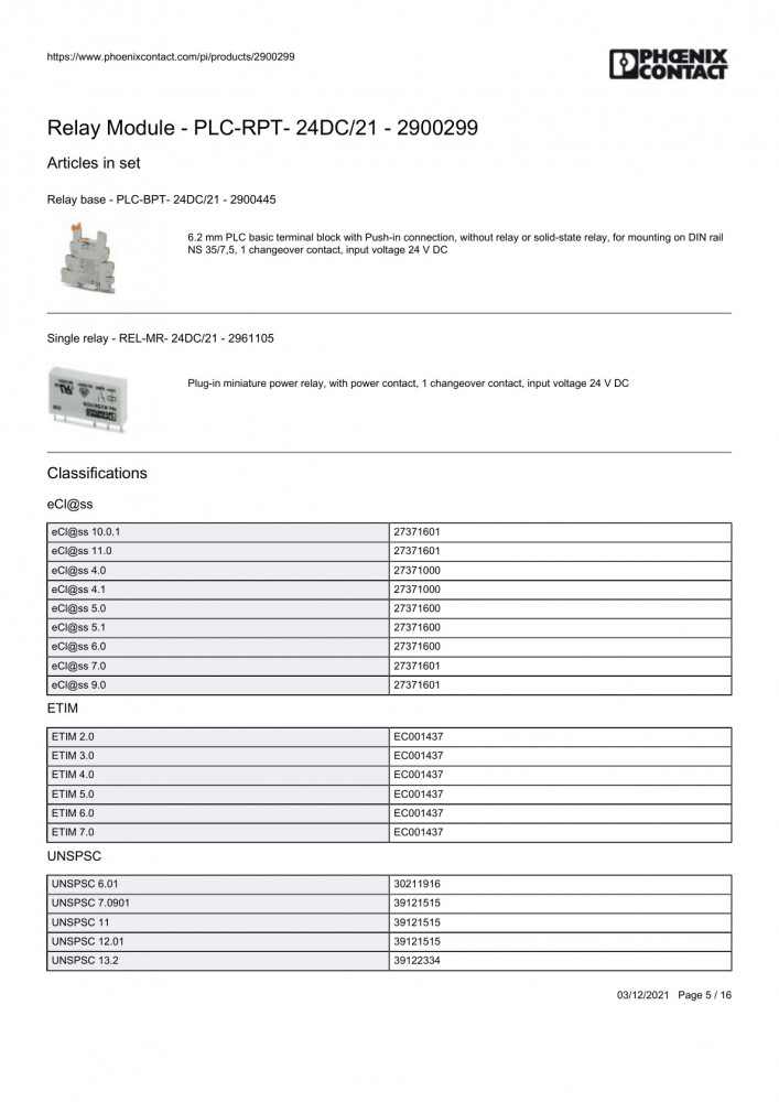 Phoenix Contact 2900299 technical document page 5