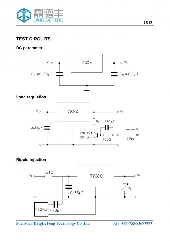7812-DDF datasheet page 3