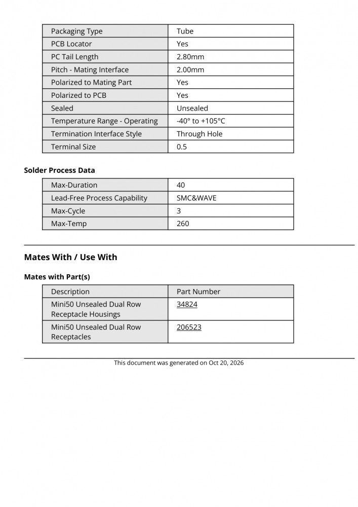MOLEX 348269202 technical document image, page 3