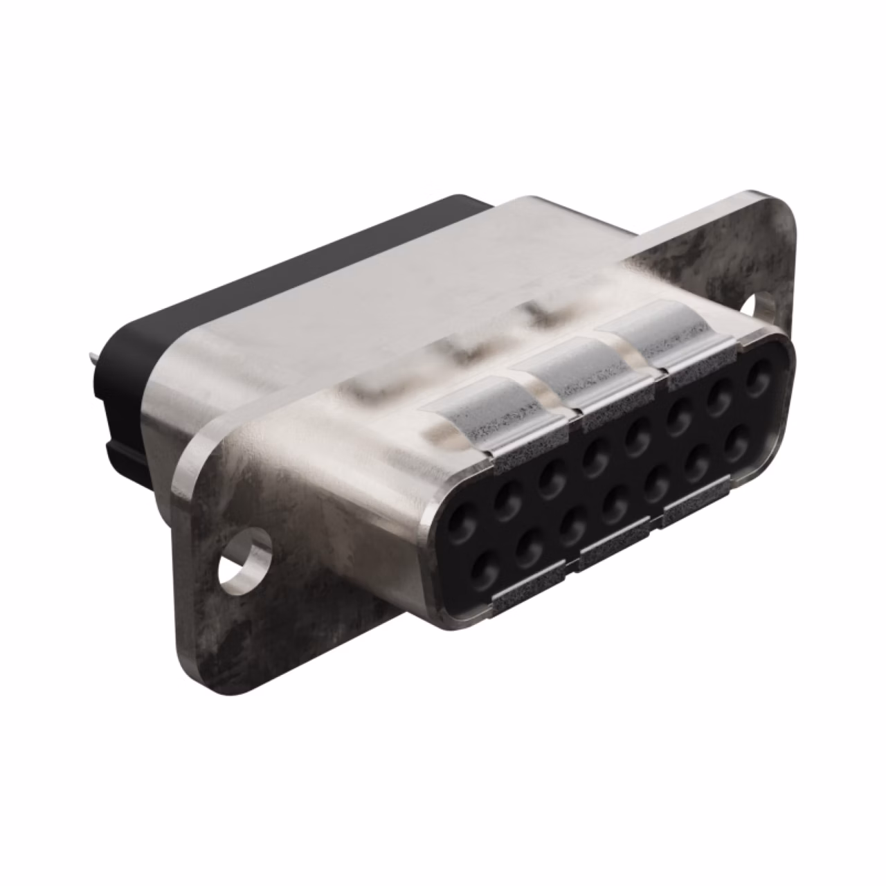 Standard-Density EMI Filtered D-Sub Connector, Female, Straight, Solder Cup, 4000pF Pi, 15 Circuits for sale