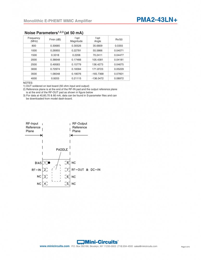 PMA2-43LN+ datasheet page 5