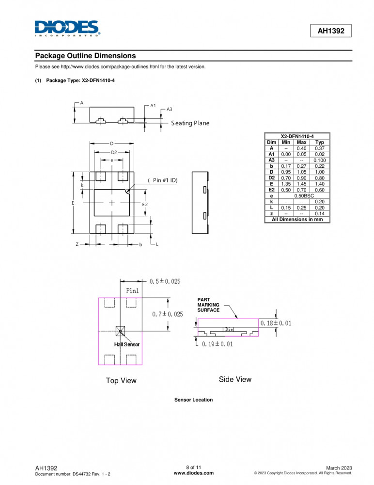 AH1392 datasheet page 8