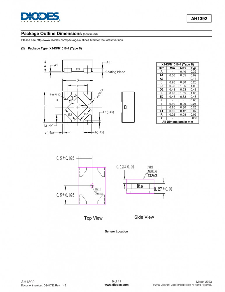 AH1392 datasheet page 9
