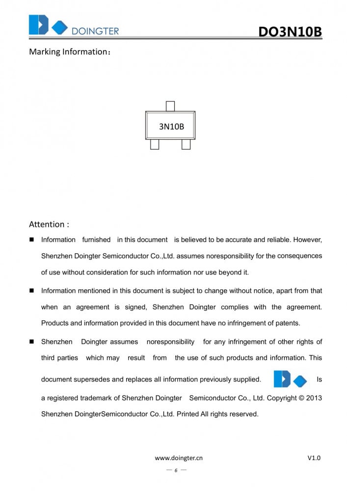 DO3N10B datasheet page 6
