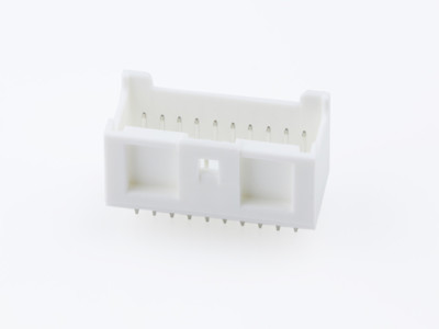 MicroClasp Right-Angle Header, 2.00mm Pitch, Dual Row, Through Hole, Tin (Sn) Plating, 36 Circuits