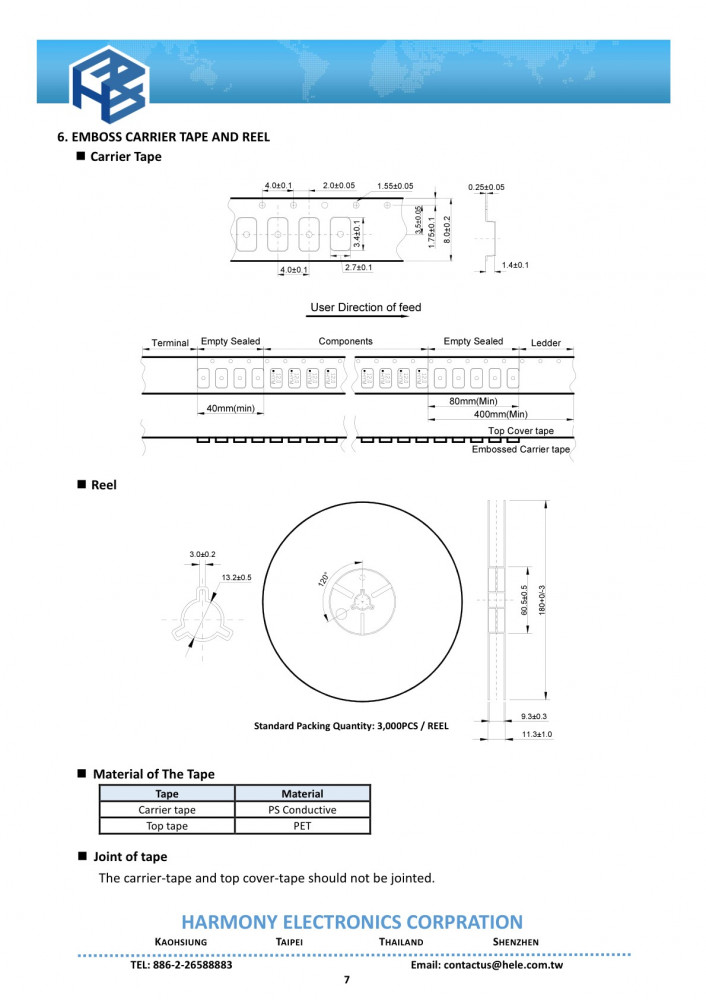 SSW016000D3CH datasheet page 8