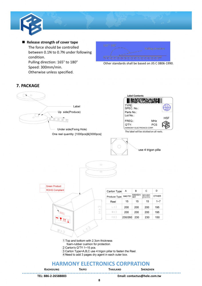 SSW016000D3CH datasheet page 9