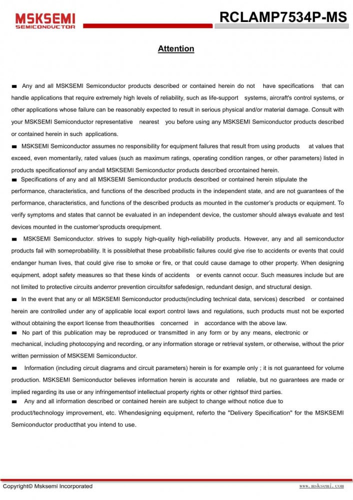 RCLAMP7534P-MS datasheet page 7