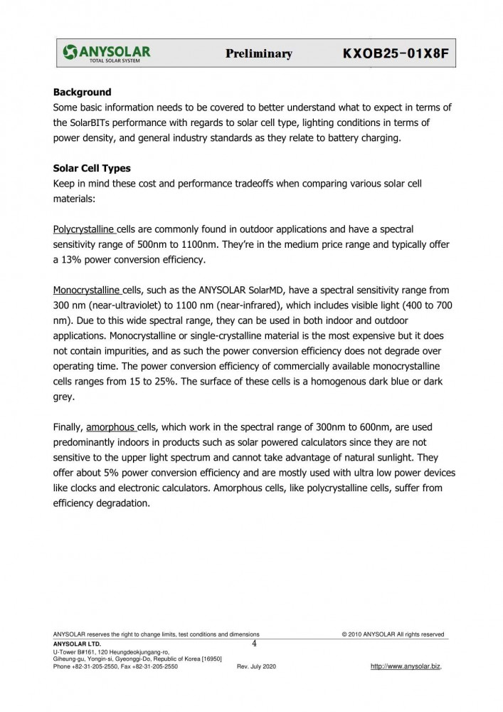 KXOB25-01X8F-TR datasheet page 4