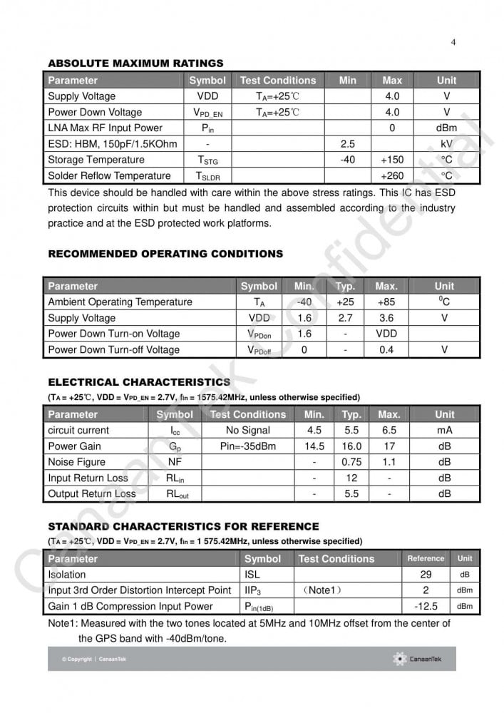 CAN5119 datasheet page 4