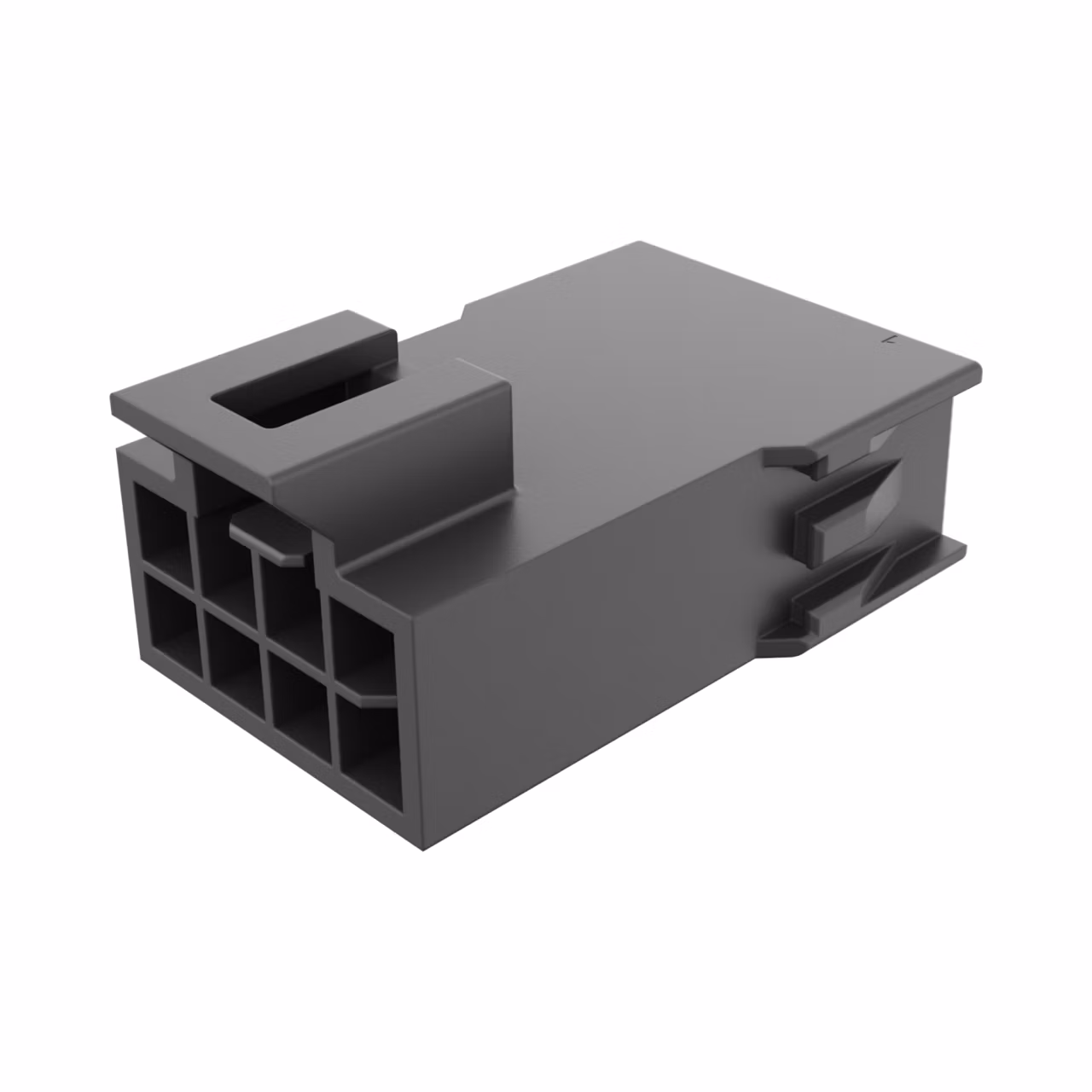 Nano-Fit Plug Housing, TPA Capable, 2.50mm Pitch, Dual Row, 8 Circuits, Black, Low-Halogen for sale