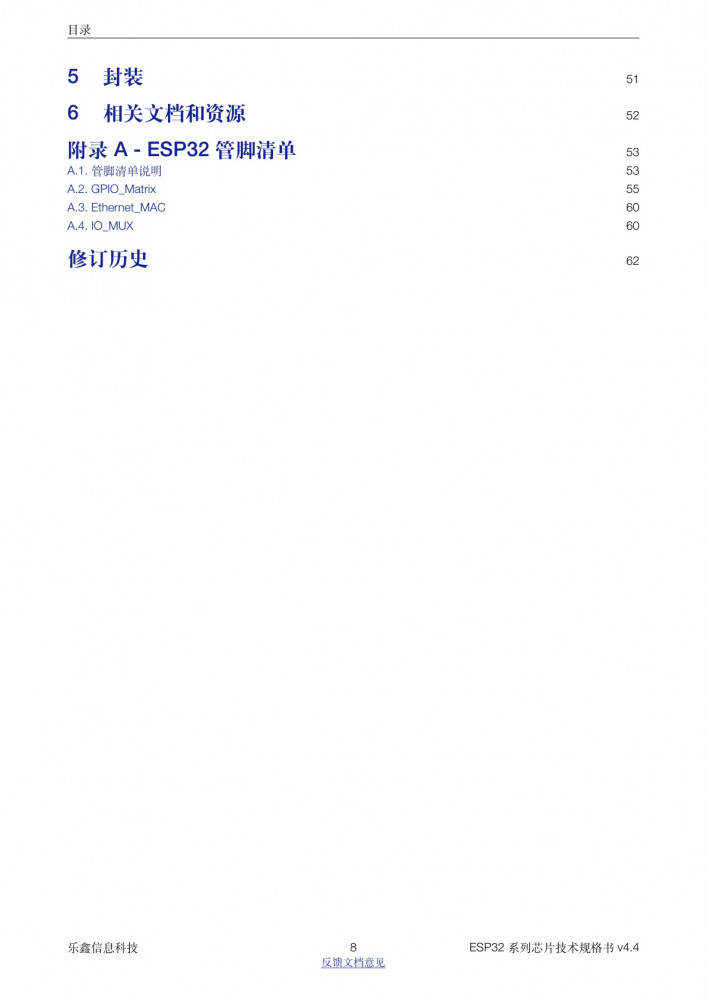 ESP32-U4WDH datasheet page 8