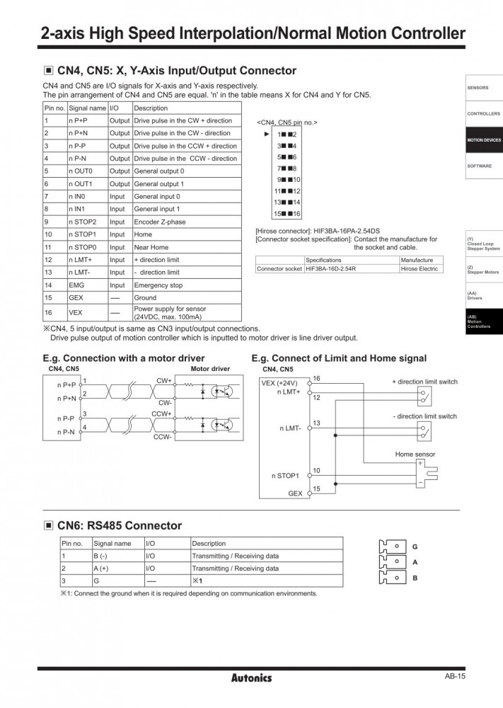 PMC-2HSN/2HSP product document, page 6