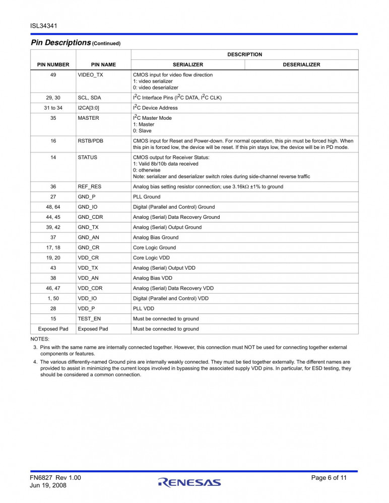 ISL34341INZ datasheet page 6