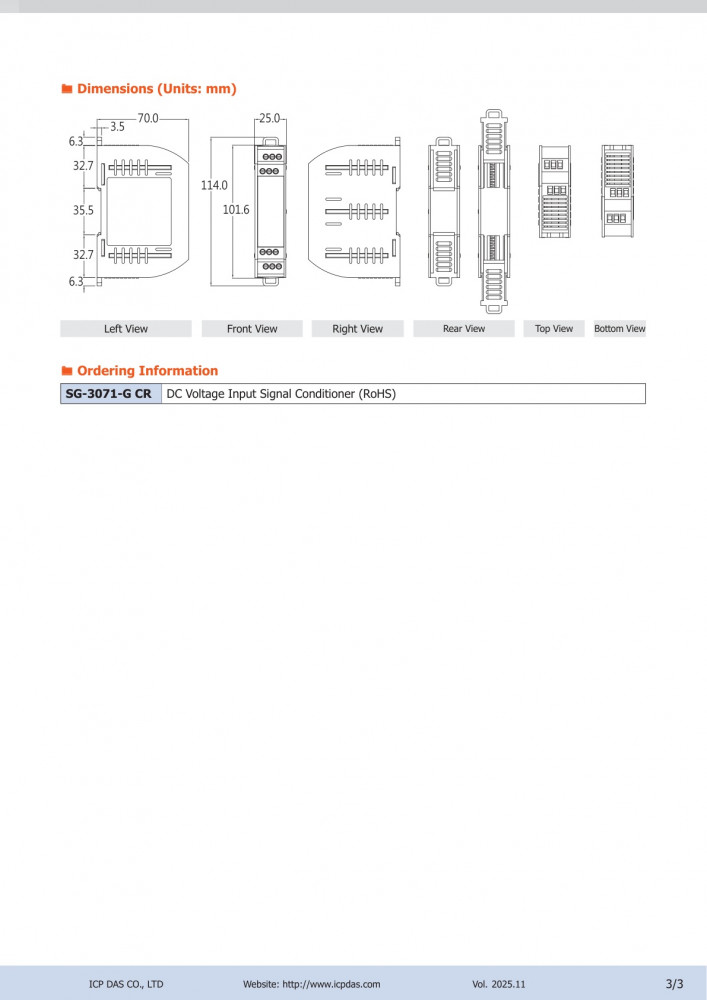 SG-3071 technical document page 3