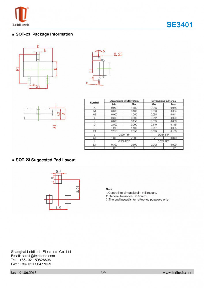 SE3401 datasheet page 5