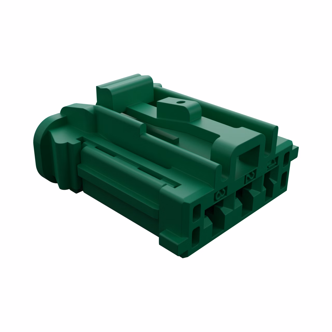 NSCC, Receptacle Connector Hybrid, Single Part, Unsealed 3 Circuits, Green for sale