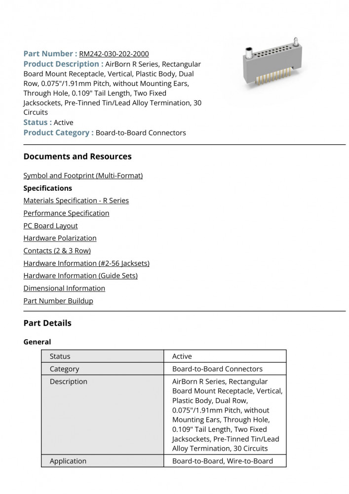 RM242-030-202-2000 technical document visual, page 1