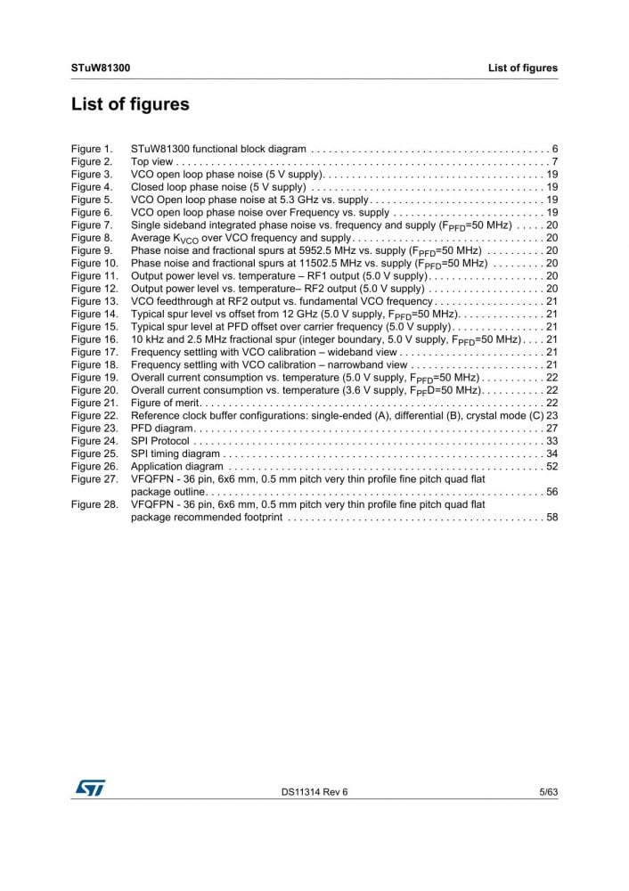 STUW81300TR datasheet page 5