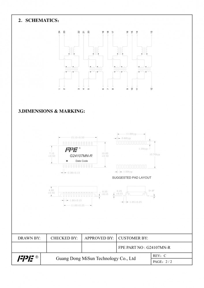 G24107MN-R datasheet page 2