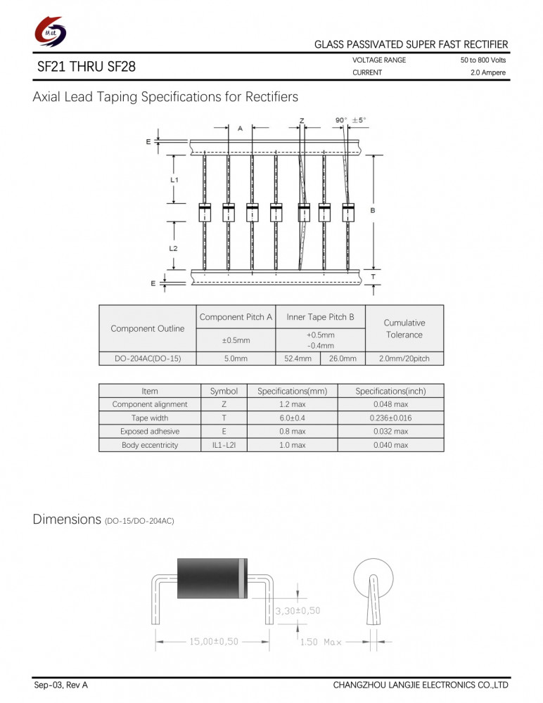 SF28 datasheet page 3