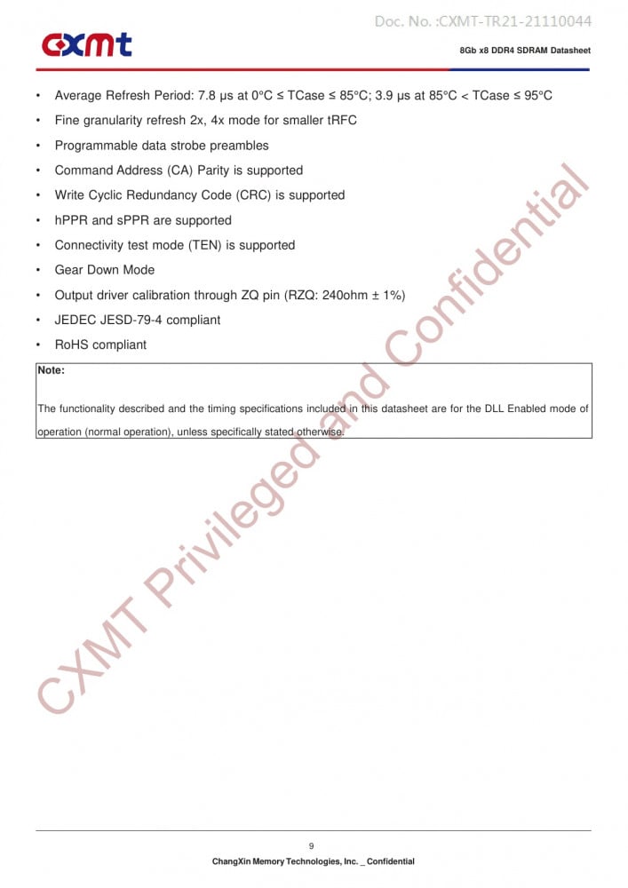 CXDQ3A8AM-CJ-A datasheet page 9