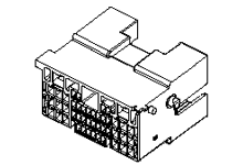1.02mm Pitch, Wire-to-Wire Hybrid LIF Male Housing Assembly, 46 Circuits for sale