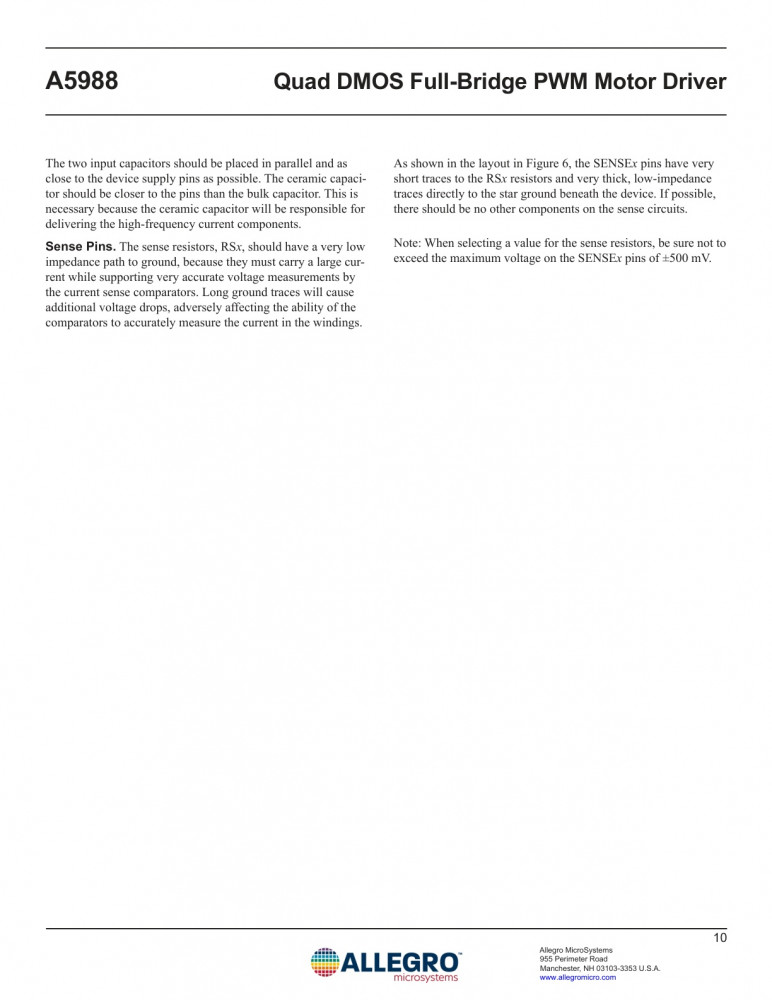 A5988 datasheet page 10