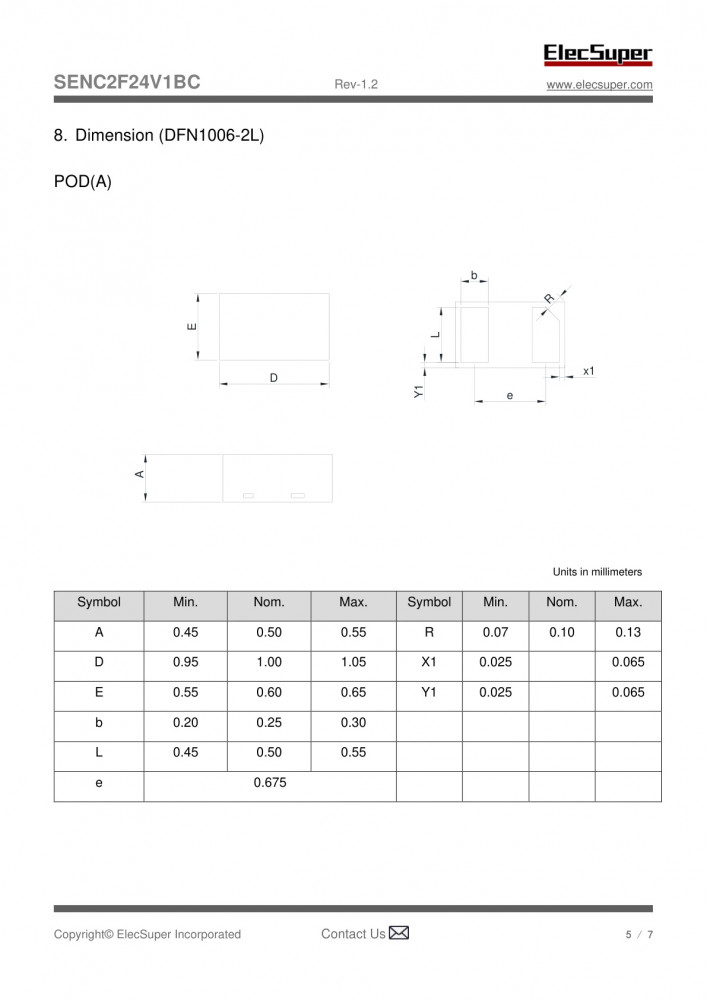 SENC2F24V1BC datasheet page 5