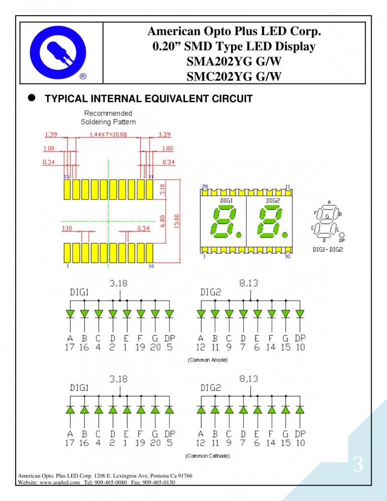 SMC202YG technical document page 3