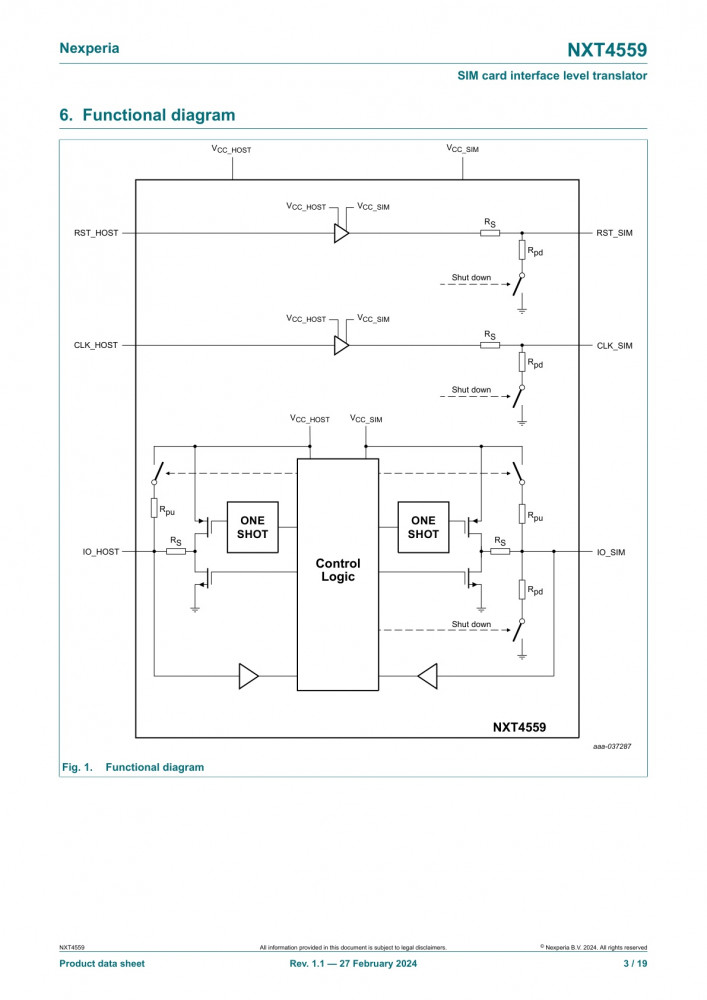 NXT4559UPZ datasheet page 3