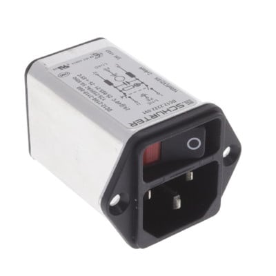 SCHURTER DC12.3132.001 Power Entry Module Plug & Receptacle