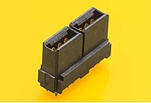 1.27mm, 12.00mm Pitch, EXTreme LPHPower Receptacle Header, Vertical, 4 Power Contacts, 36 Signal Contacts, Select Gold (Au) Plating, without BMI Guides