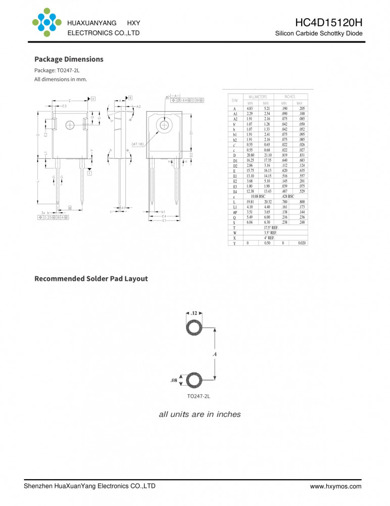 HC4D15120H datasheet page 6