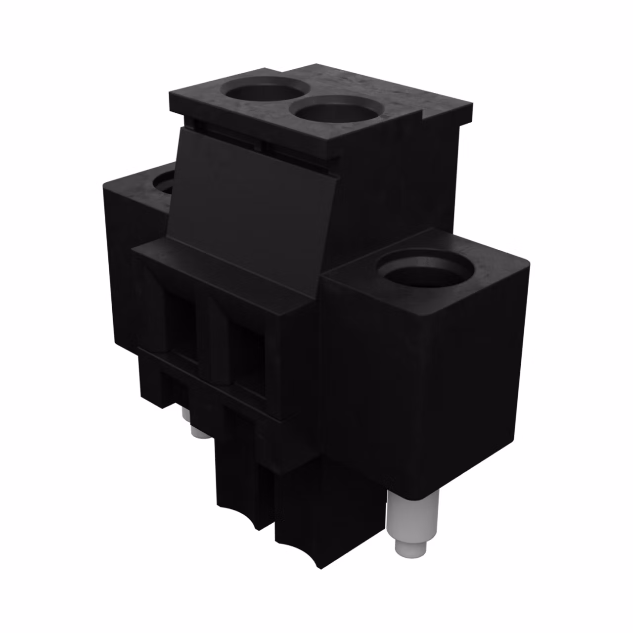 3.81mm Pitch Eurostyle Vertical Plug, with Retention Screws, Rear Wire Entry, Gold (Au) Plated, Black, 2 Circuits for sale