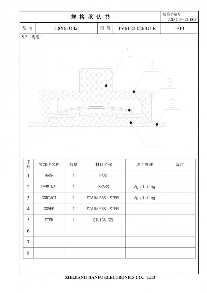 TVBF22-026BU-R specification page 4