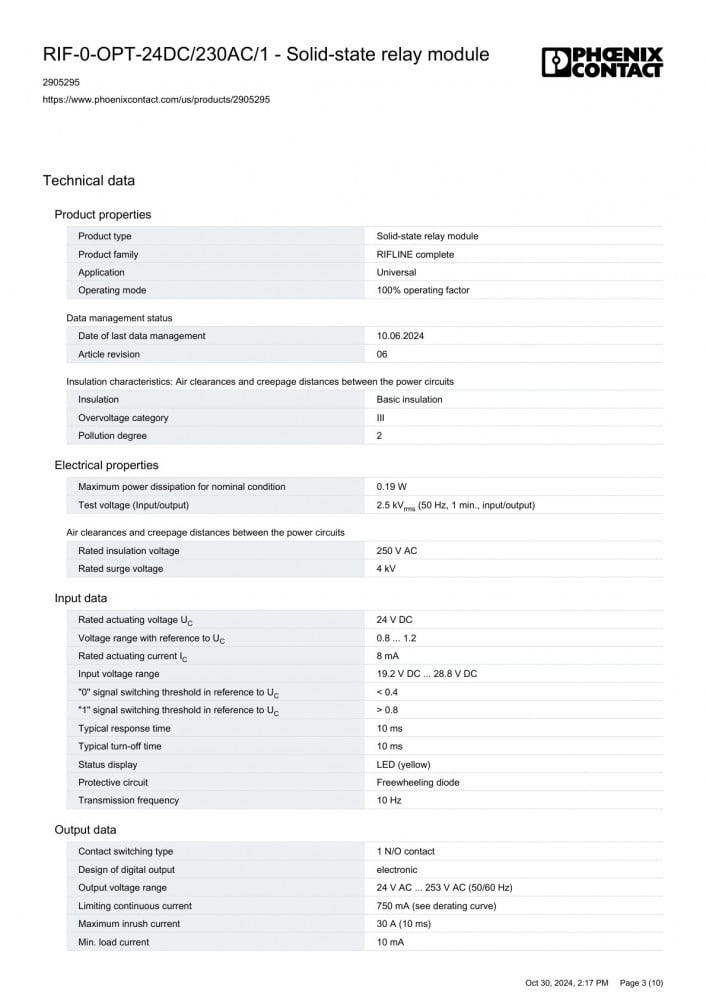 Phoenix Contact 2905295 document page 3