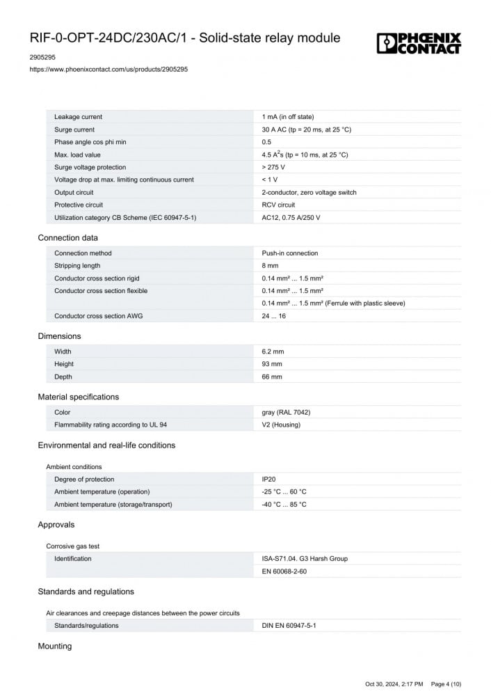 Phoenix Contact 2905295 document page 4