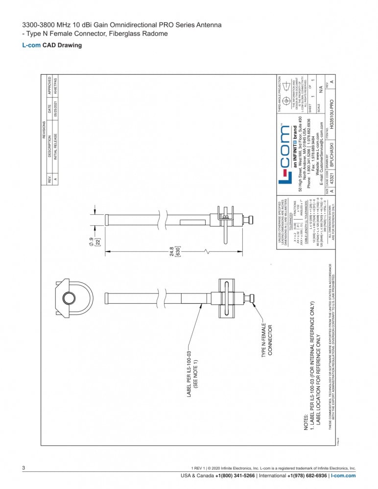 HG3510U-PRO technical document page 3