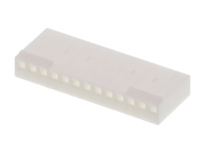 KK 254 Crimp Housing, Friction Ramp, 7 Circuits, Natural
