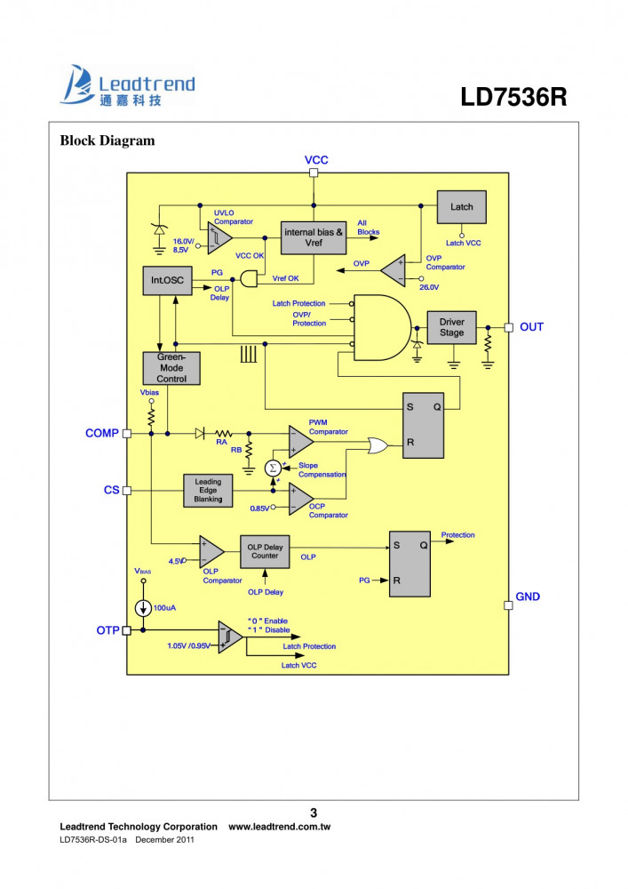 LD7536R datasheet page 3