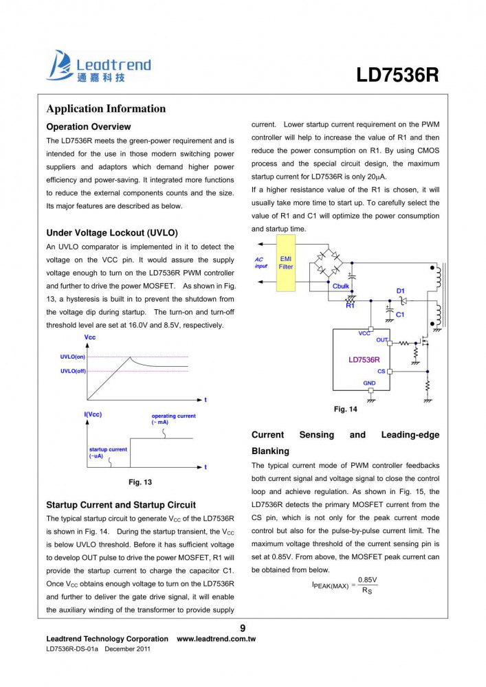LD7536R datasheet page 9
