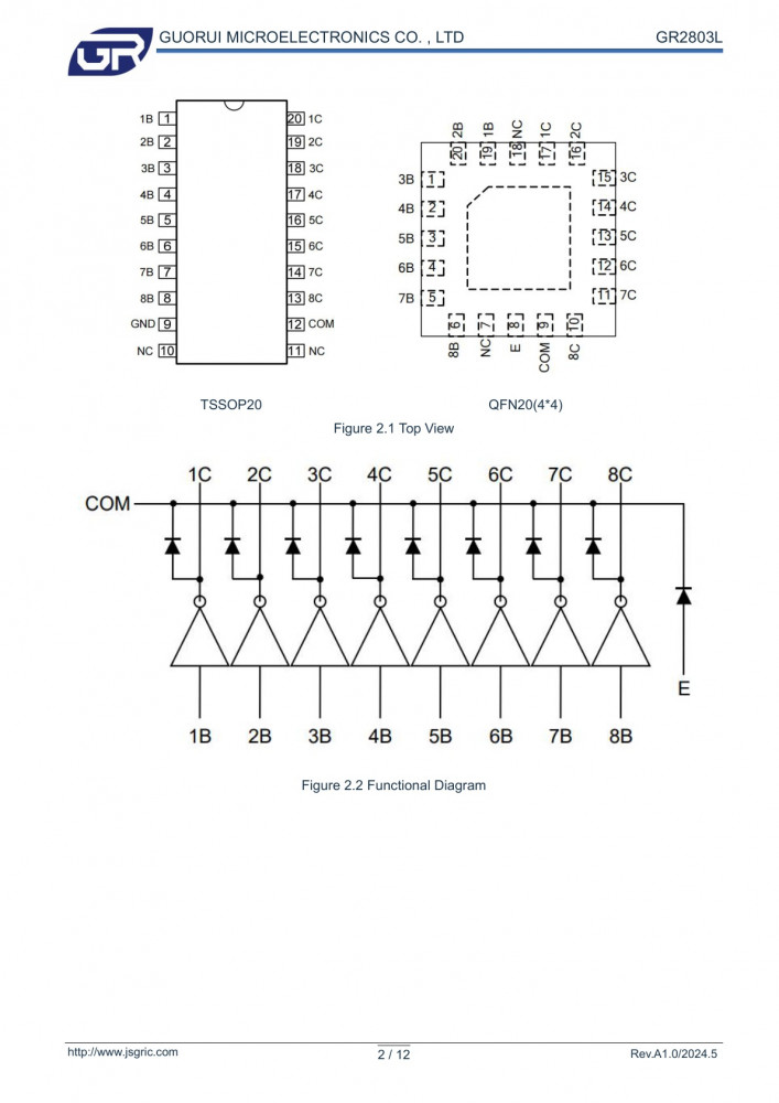 GR2803L datasheet page 2