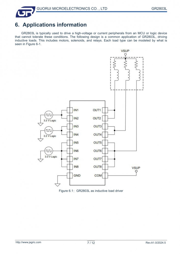 GR2803L datasheet page 7