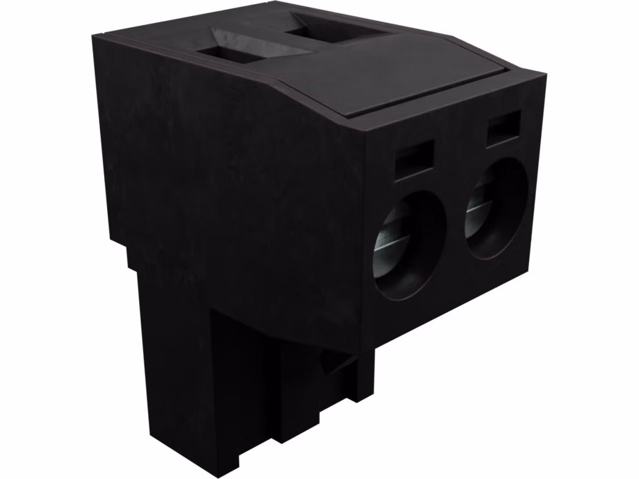 5.08mm Pitch Eurostyle Horizontal Plug, with Reverse Imprinting, Gold (Au) Plated, Black, 2 Circuits for sale