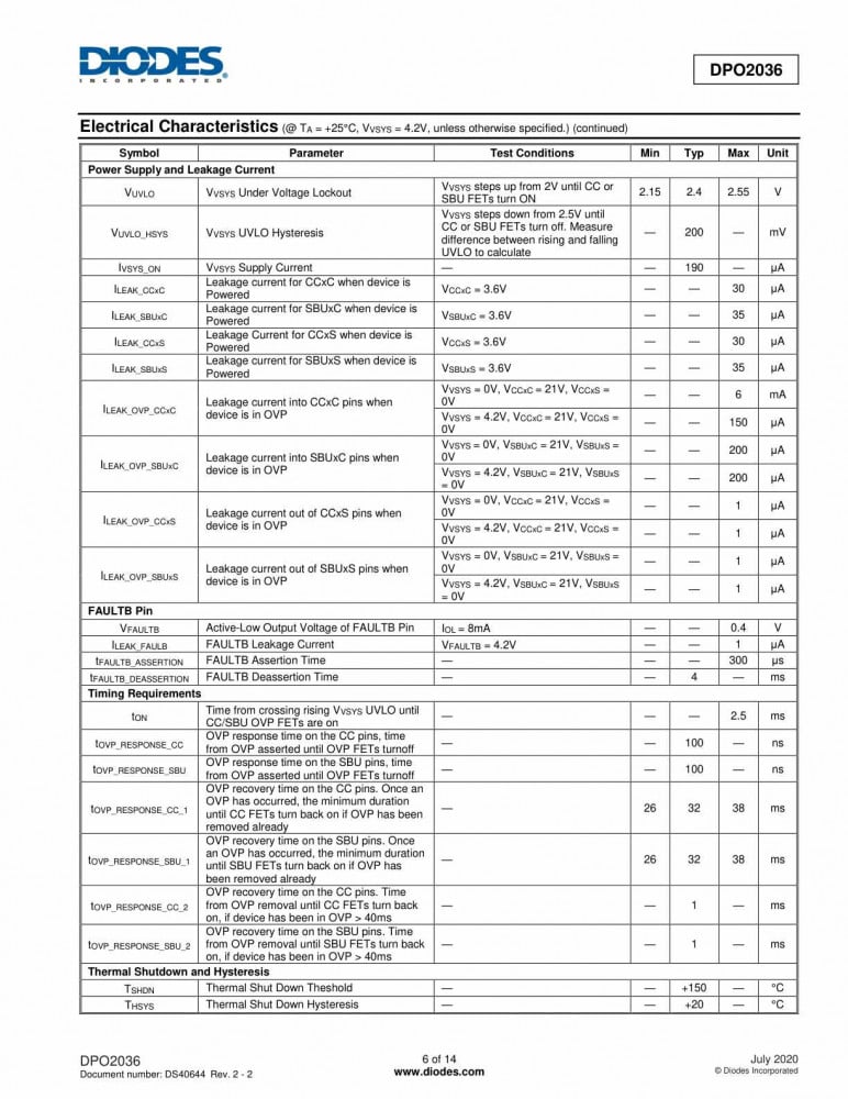 DPO2036DBB-7 datasheet page 6