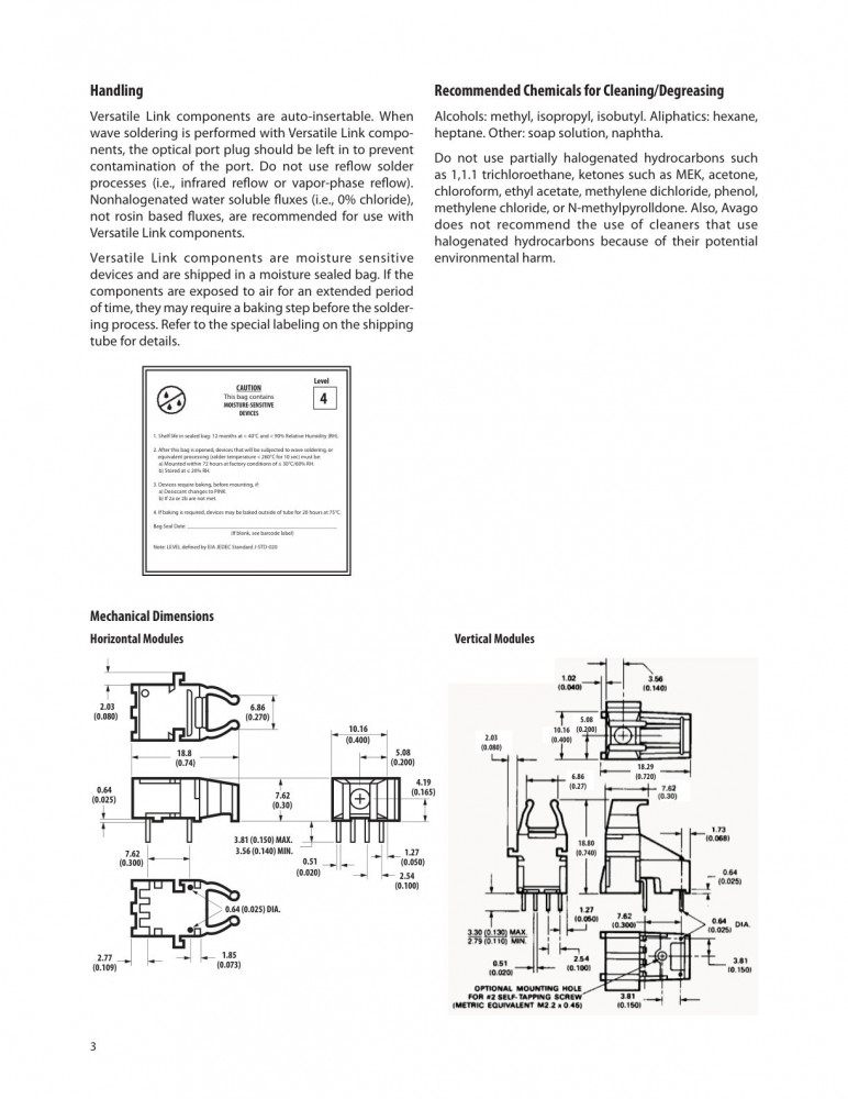 HFBR-2533Z datasheet page 3