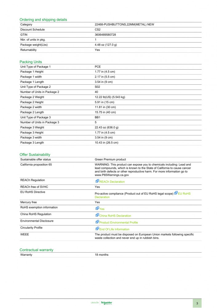 XB4FW35B5 technical document page 3