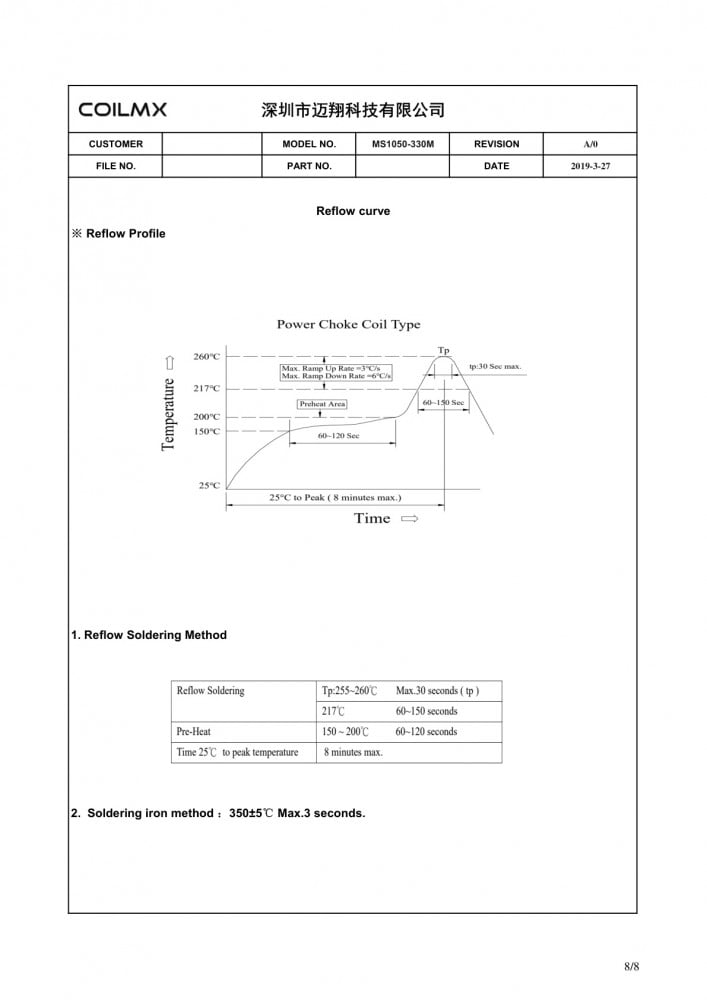 MS1050-330M approval specification page 8