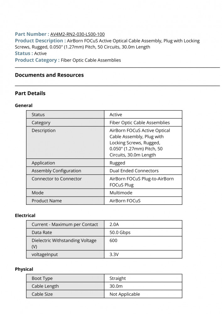 AV4M2-RN2-030-LS00-100 technical document page 1